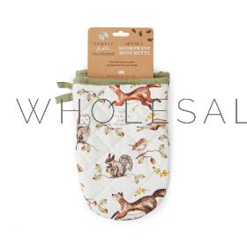 Forest Fable Set of 2 Microwave Mitts by Cooksmart - Lord Wholesale Co