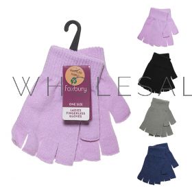 Ladies Assorted Fingerless Gloves by Foxbury 12 Pieces - Lord Wholesale Co