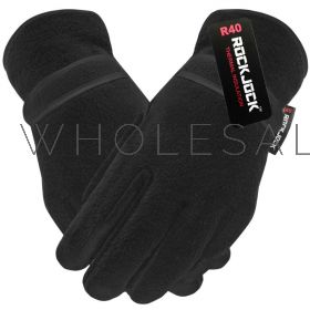 Men's Thermal Lined Fleece Gloves by Rock Jock 12 pieces - Lord ...