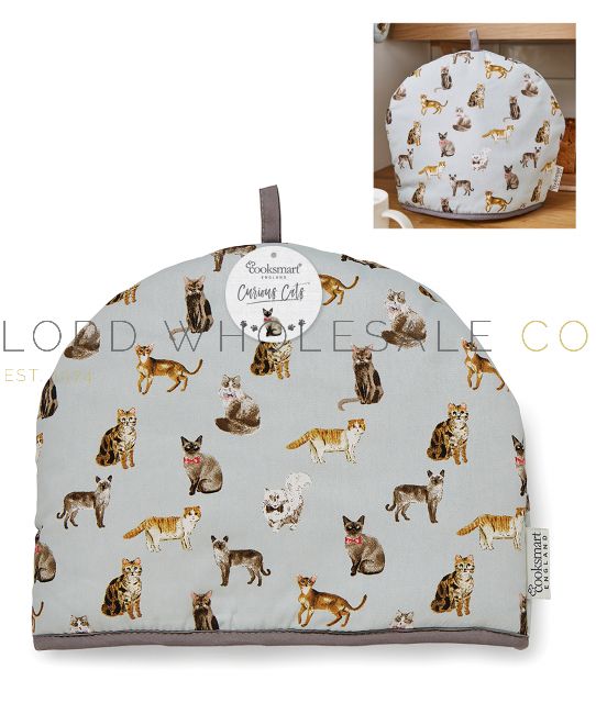 Curious Cats Tea Cosy by Cooksmart - Lord Wholesale Co