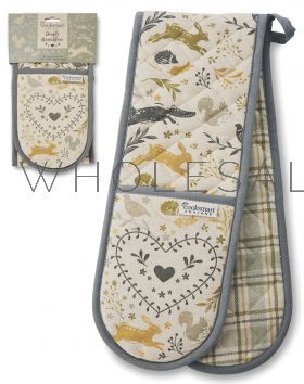 Woodland Double Oven Gloves by Cooksmart - Lord Wholesale Co